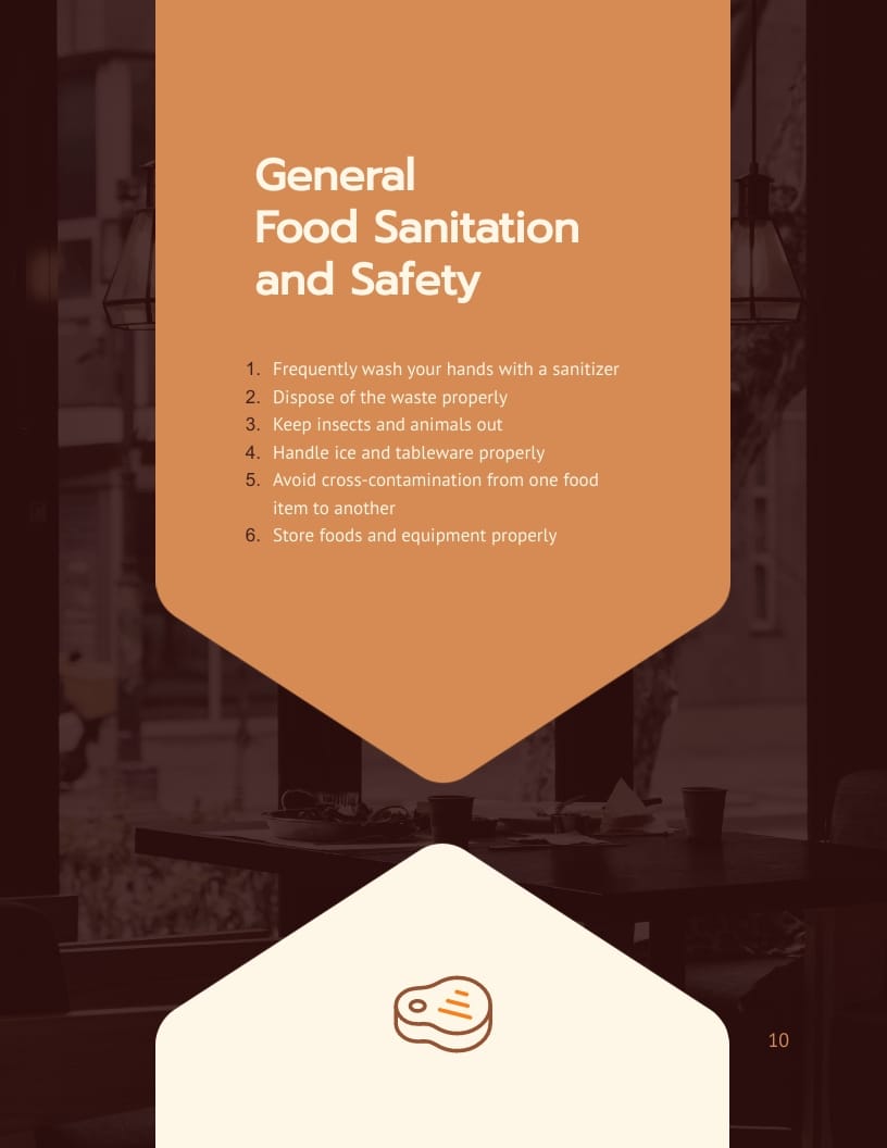 Restaurant Employee Training Manual Template | Visme