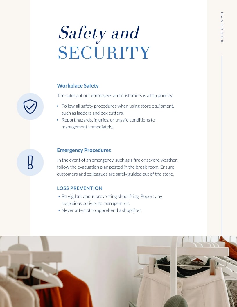Retail Employee Handbook Template | Visme