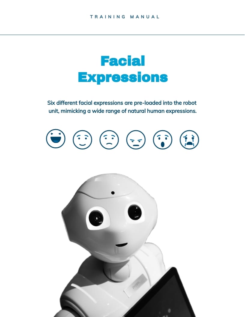 Robotic Technology Training Manual Template | Visme