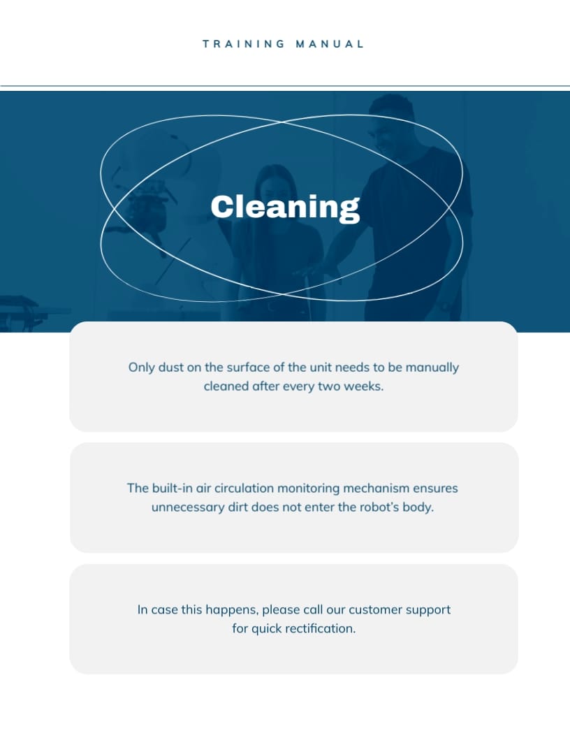 Robotic Technology Training Manual Template | Visme