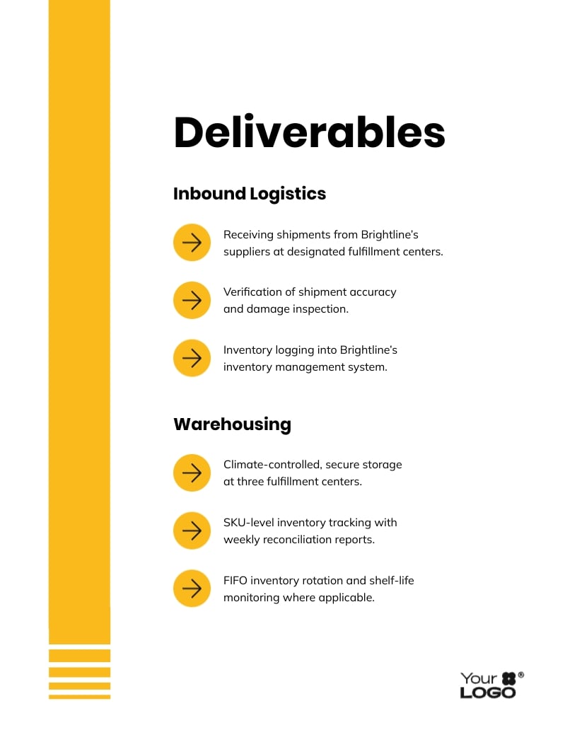 SOW For Contractors Template | Visme