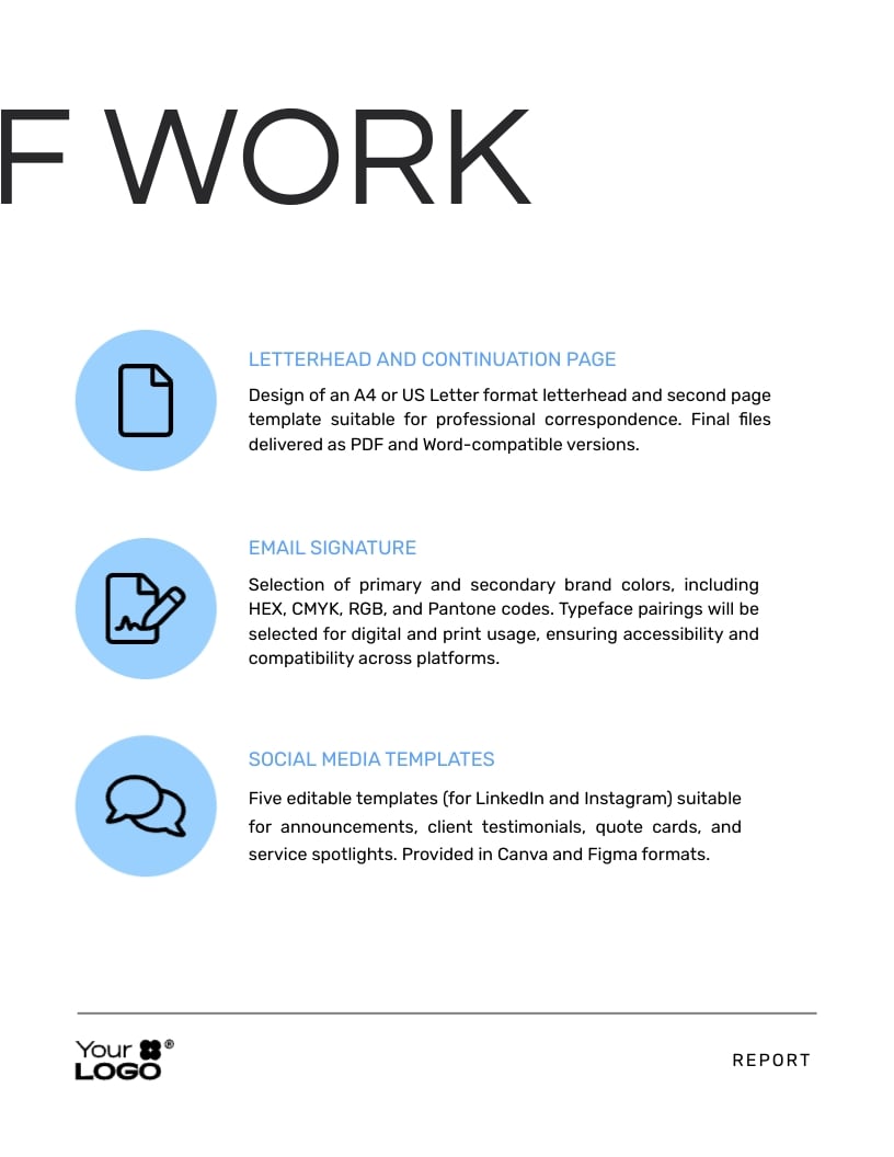 SOW For Freelancers Template | Visme