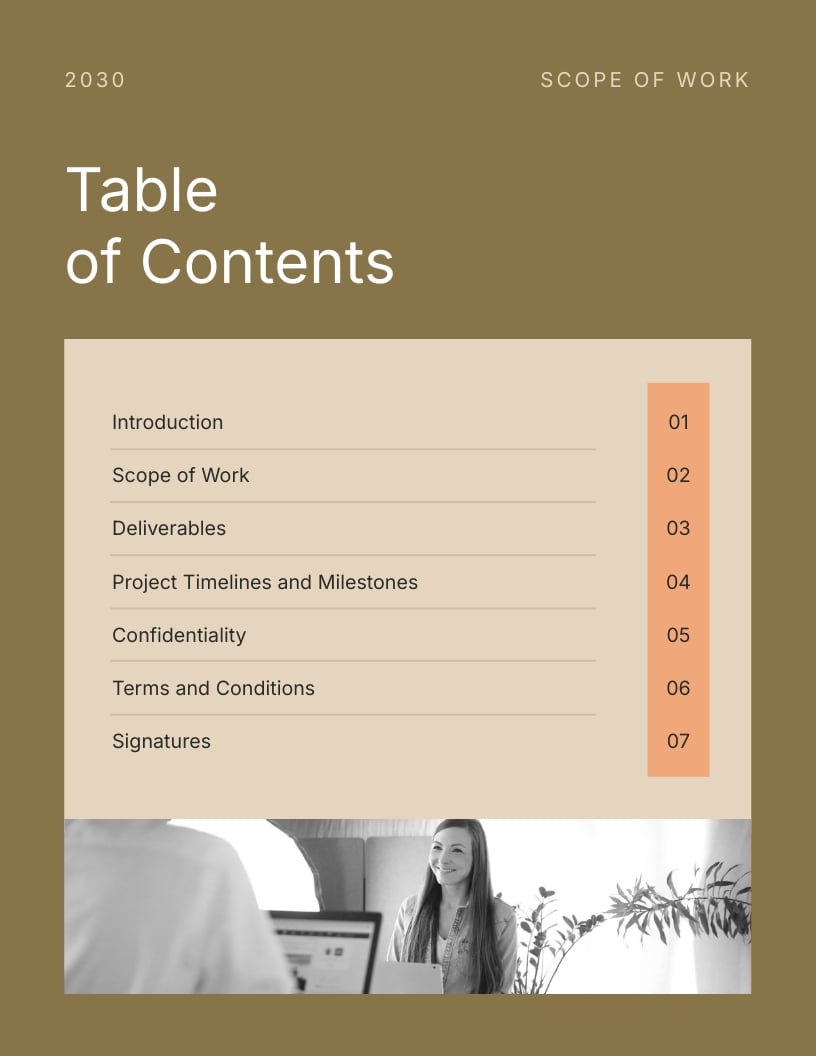 SOW For Manufacturers Template | Visme