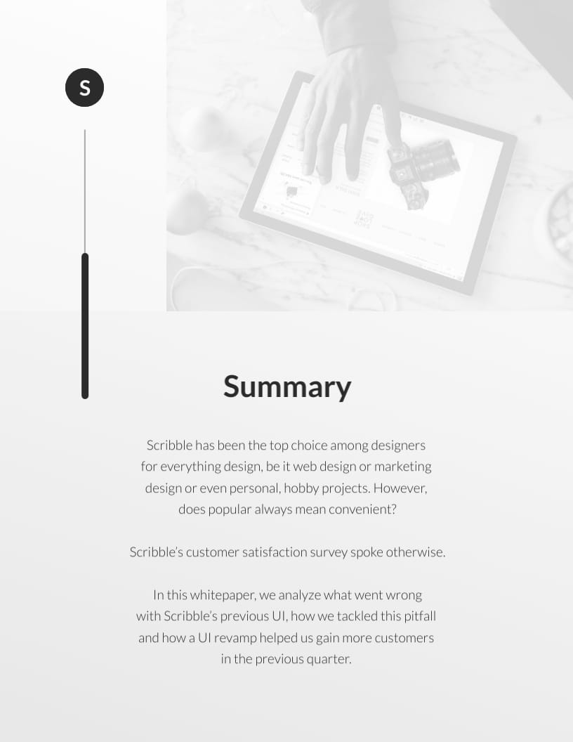 SaaS Whitepaper Template | Visme