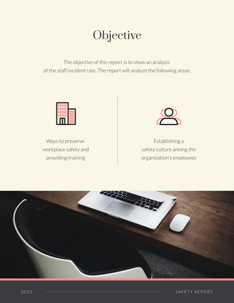 Safety Report Template | Visme