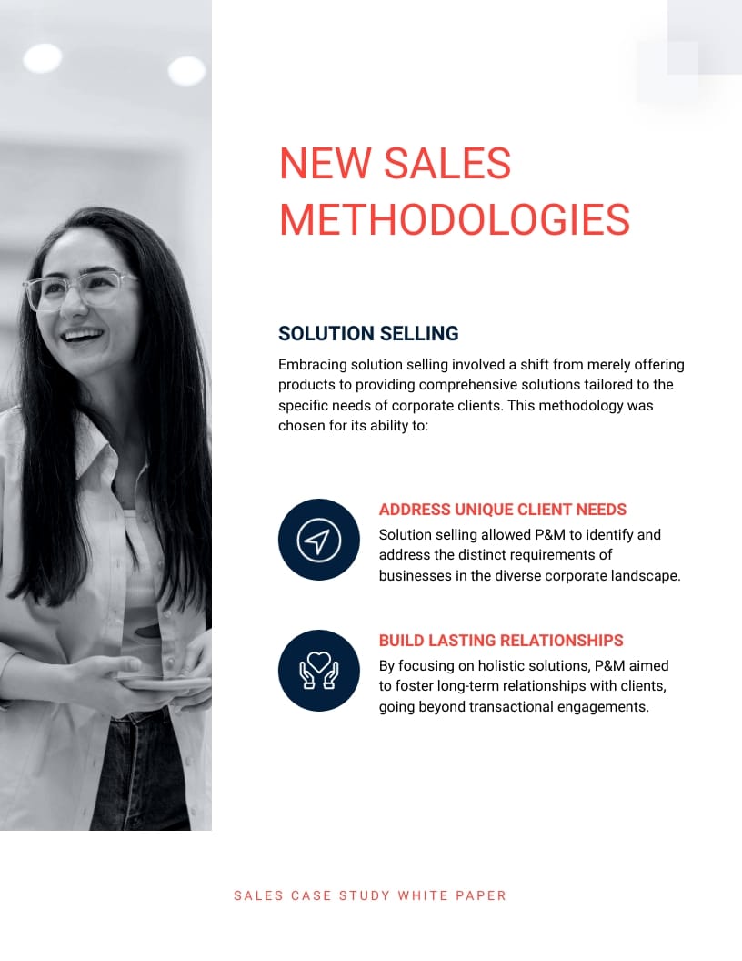 Sales Case Study White Paper Template | Visme