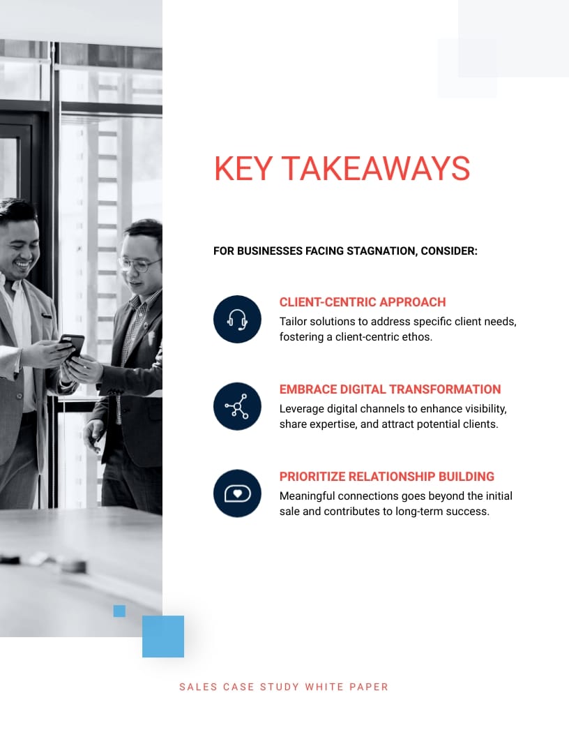 Sales Case Study White Paper Template | Visme