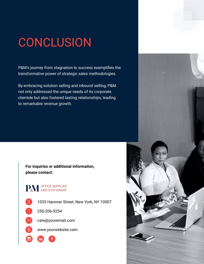 Sales Case Study White Paper Template | Visme