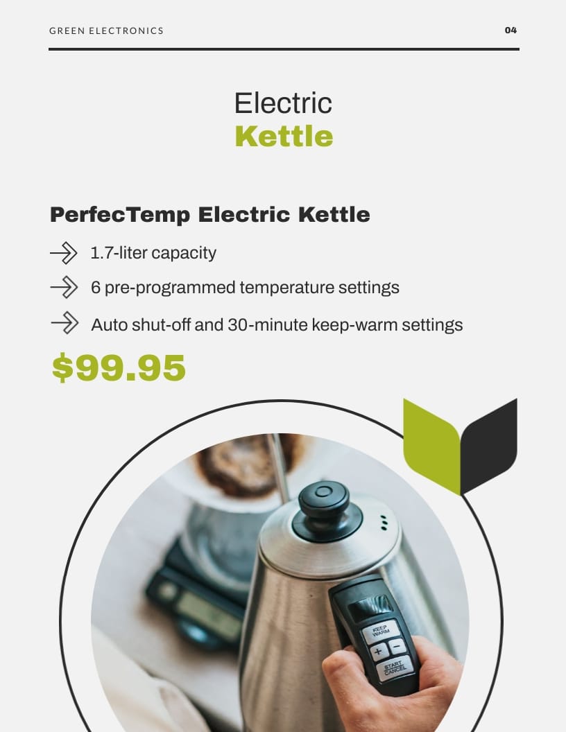 Sales Catalog Template | Visme