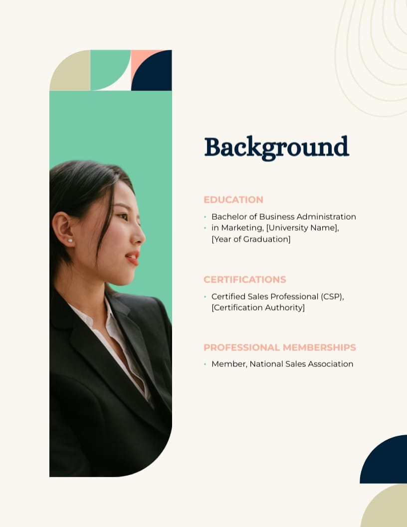 Sales Director Portfolio Template | Visme