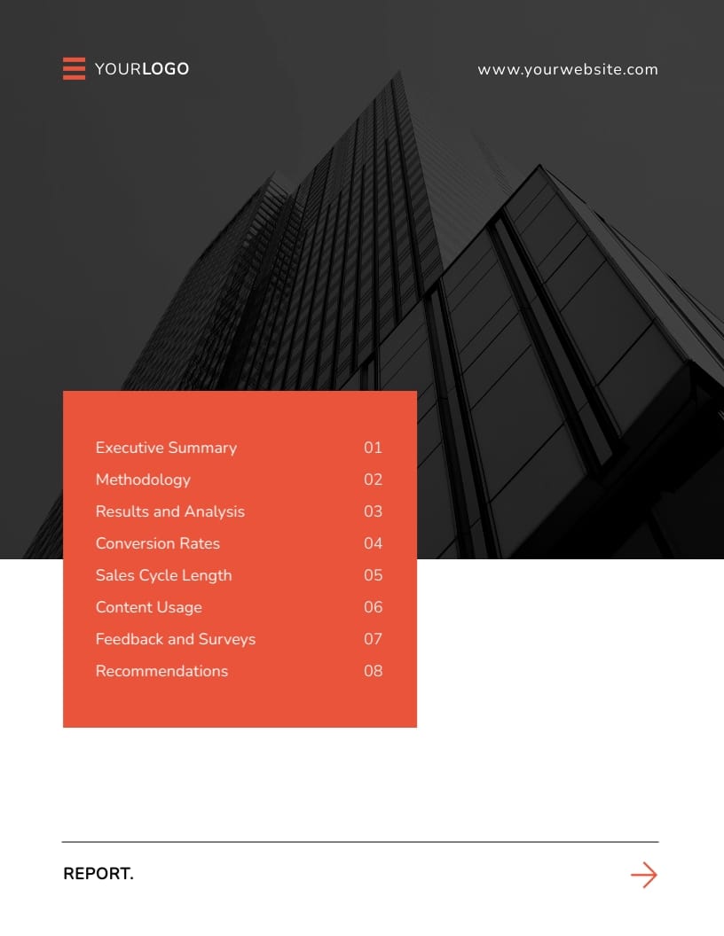 Sales Enablement Framework Report Template Visme