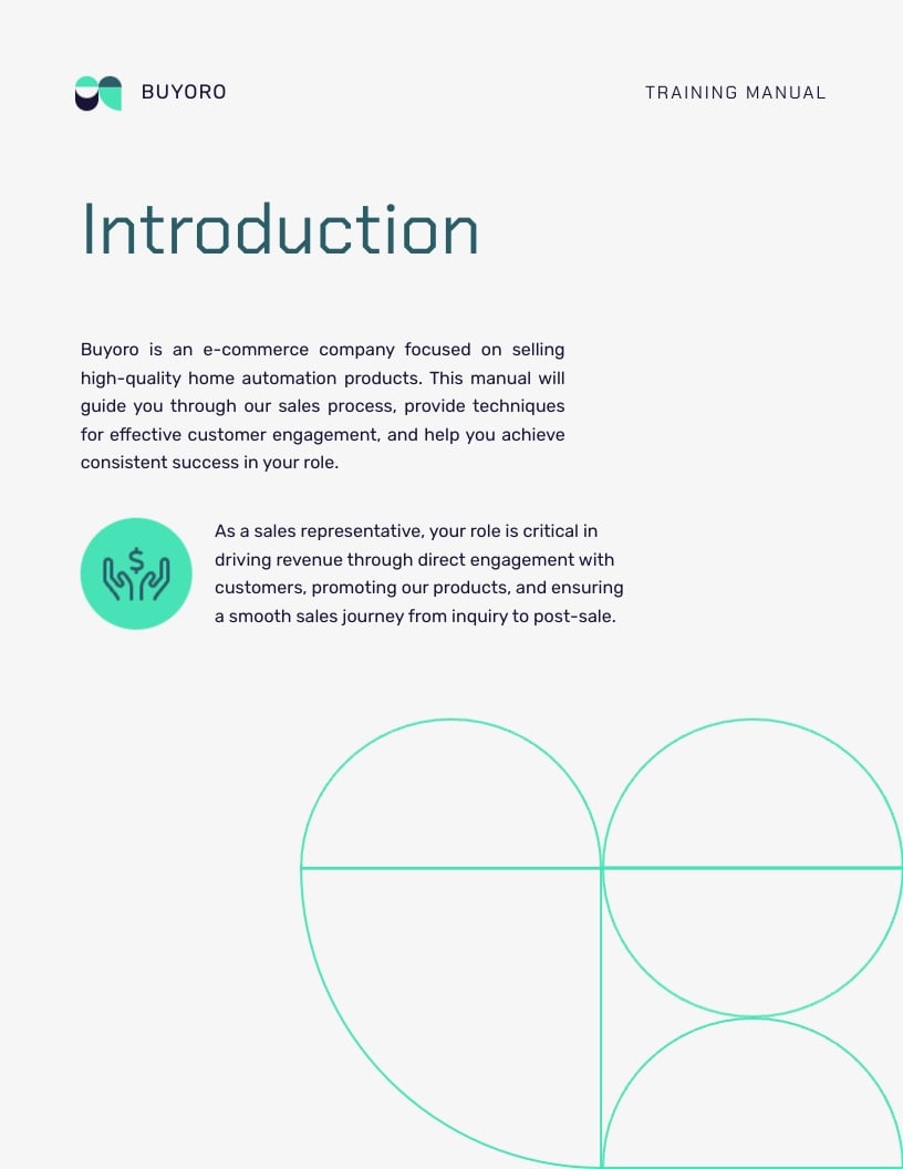 Sales Training Manual Template | Visme