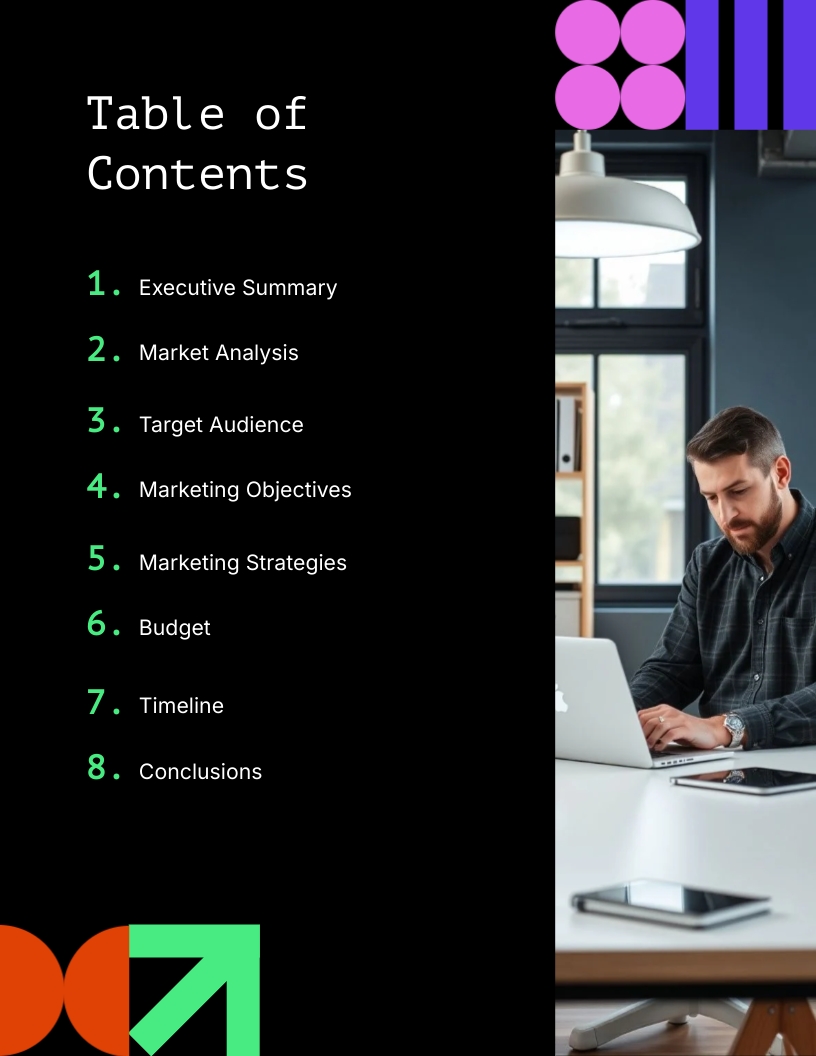 Sample B2B Marketing Plan Template | Visme