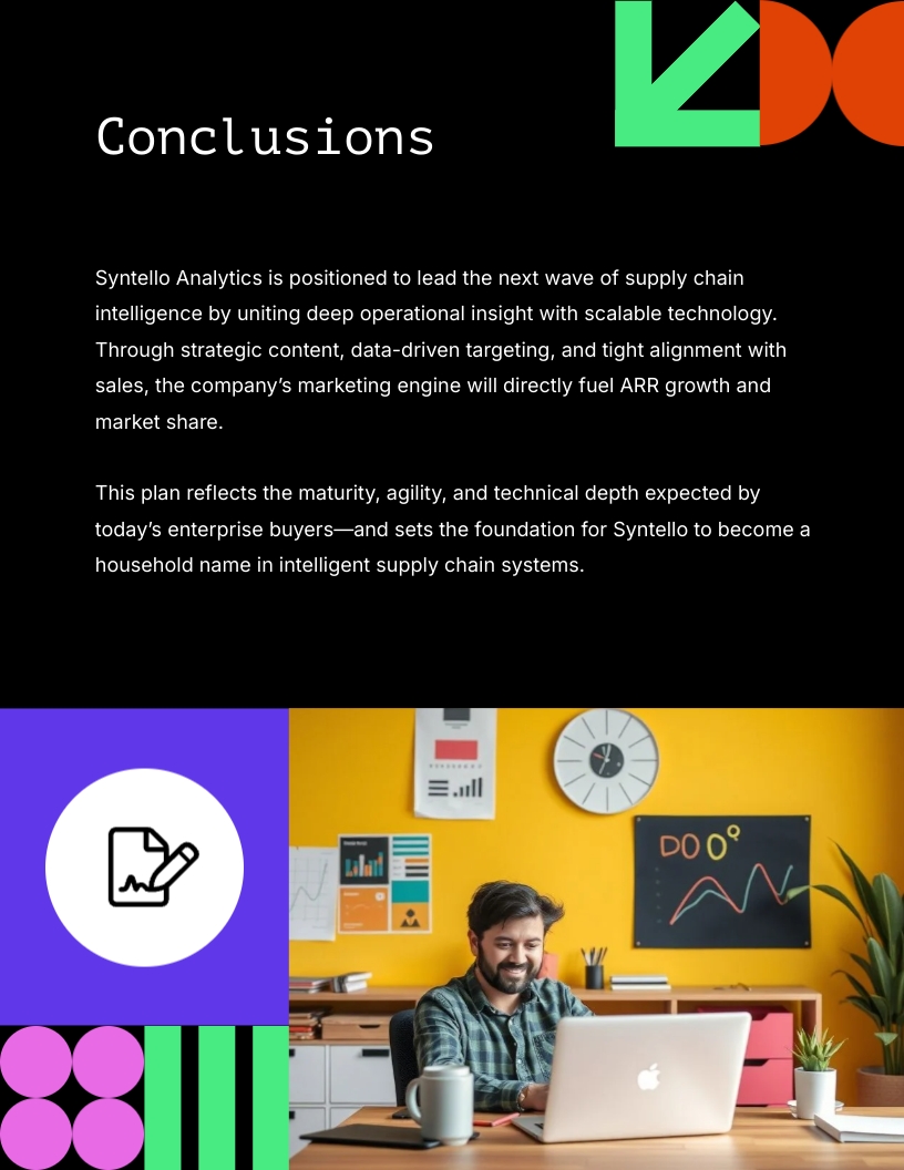 Sample B2B Marketing Plan Template | Visme