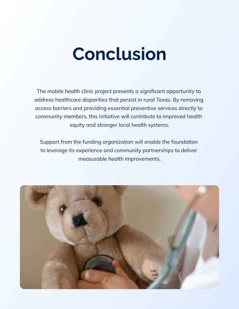 Sample Grant Proposal Template | Visme