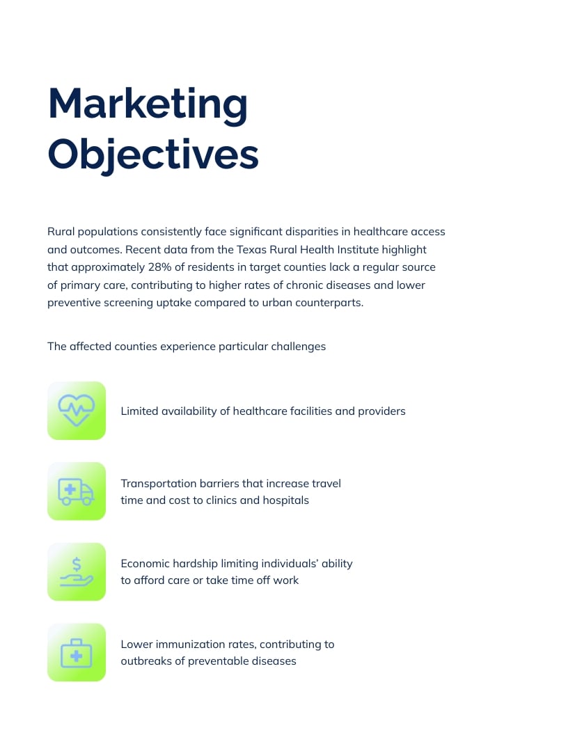 Sample Grant Proposal Template | Visme