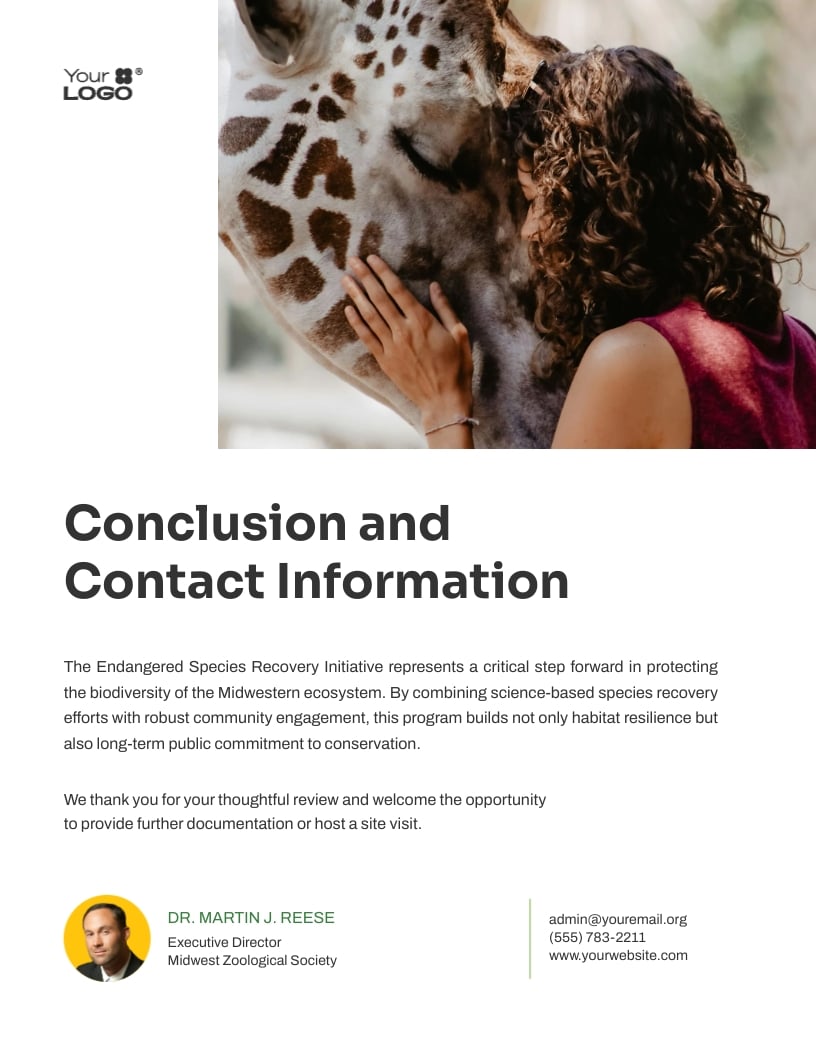 Sample Nonprofit Grant Proposal Template | Visme