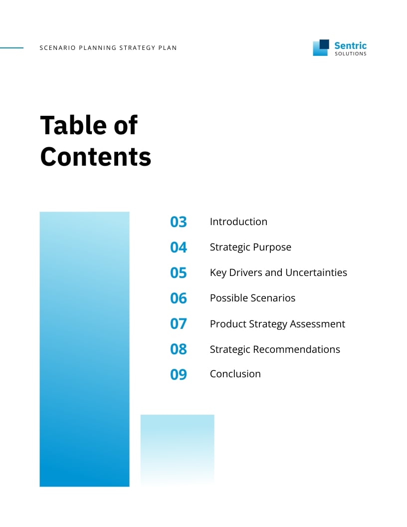 Scenario Planning Strategy Plan Template | Visme