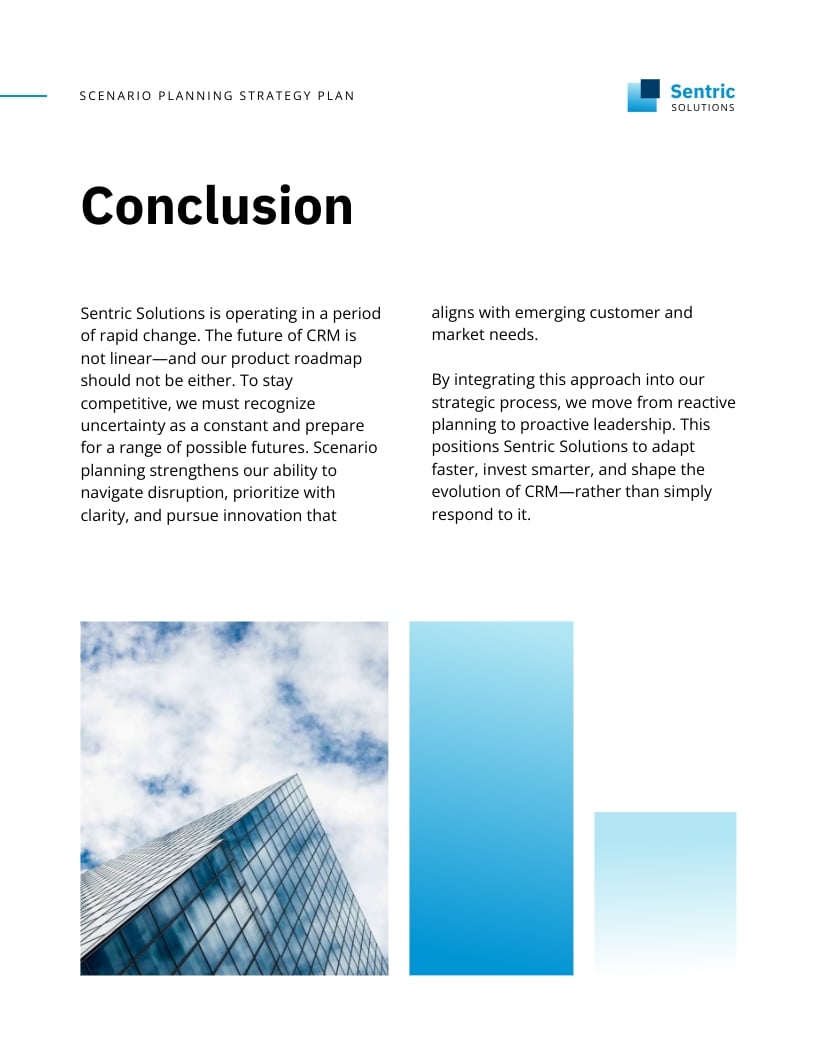 Scenario Planning Strategy Plan Template | Visme