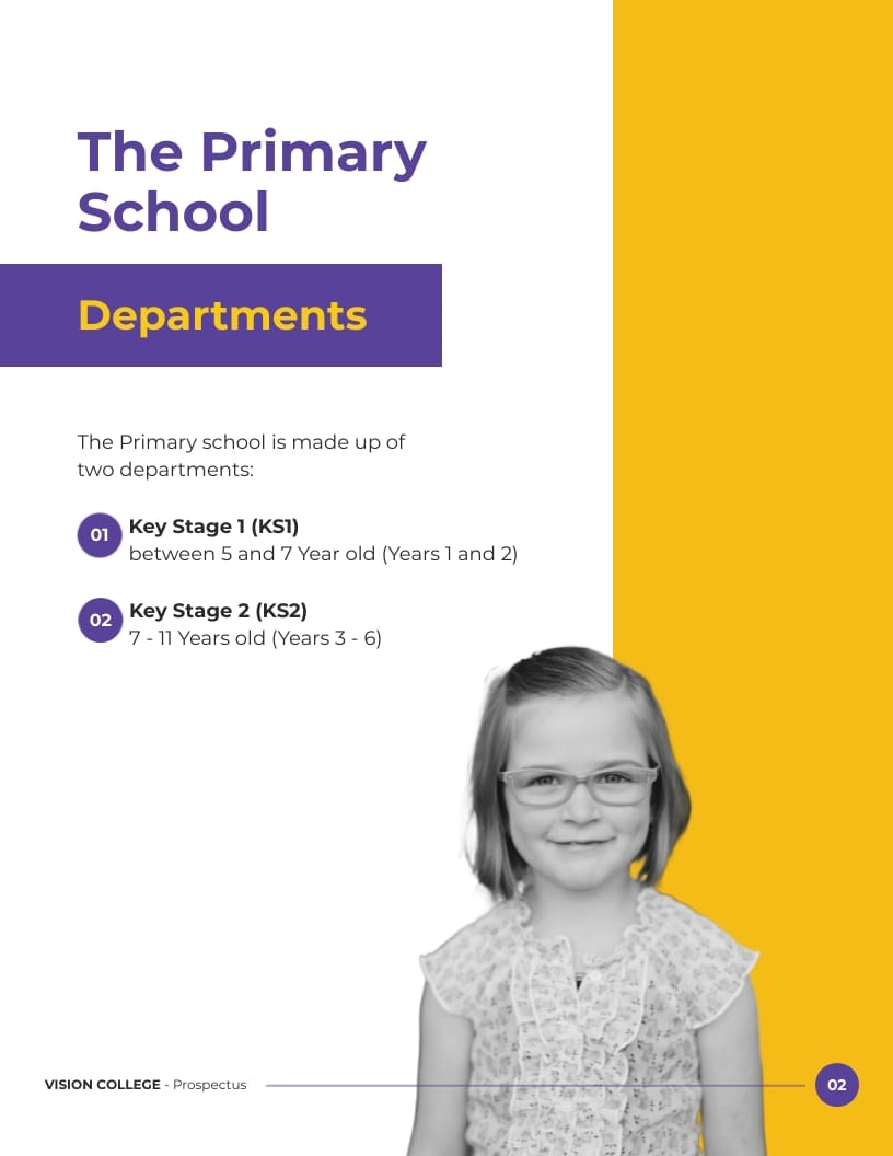 School Catalog Template | Visme