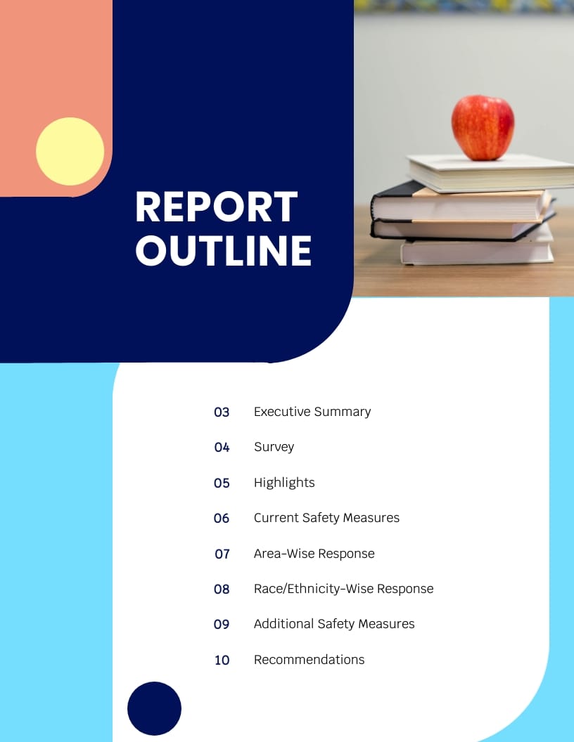 School Safety Analysis Report Template | Visme