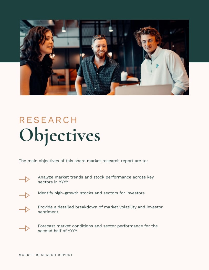 Share Market Research Report Template | Visme