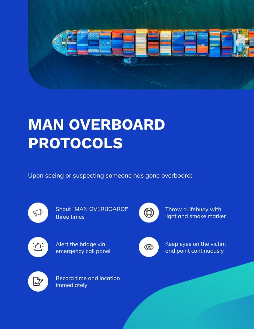 Ship Safety Training Manual Template | Visme