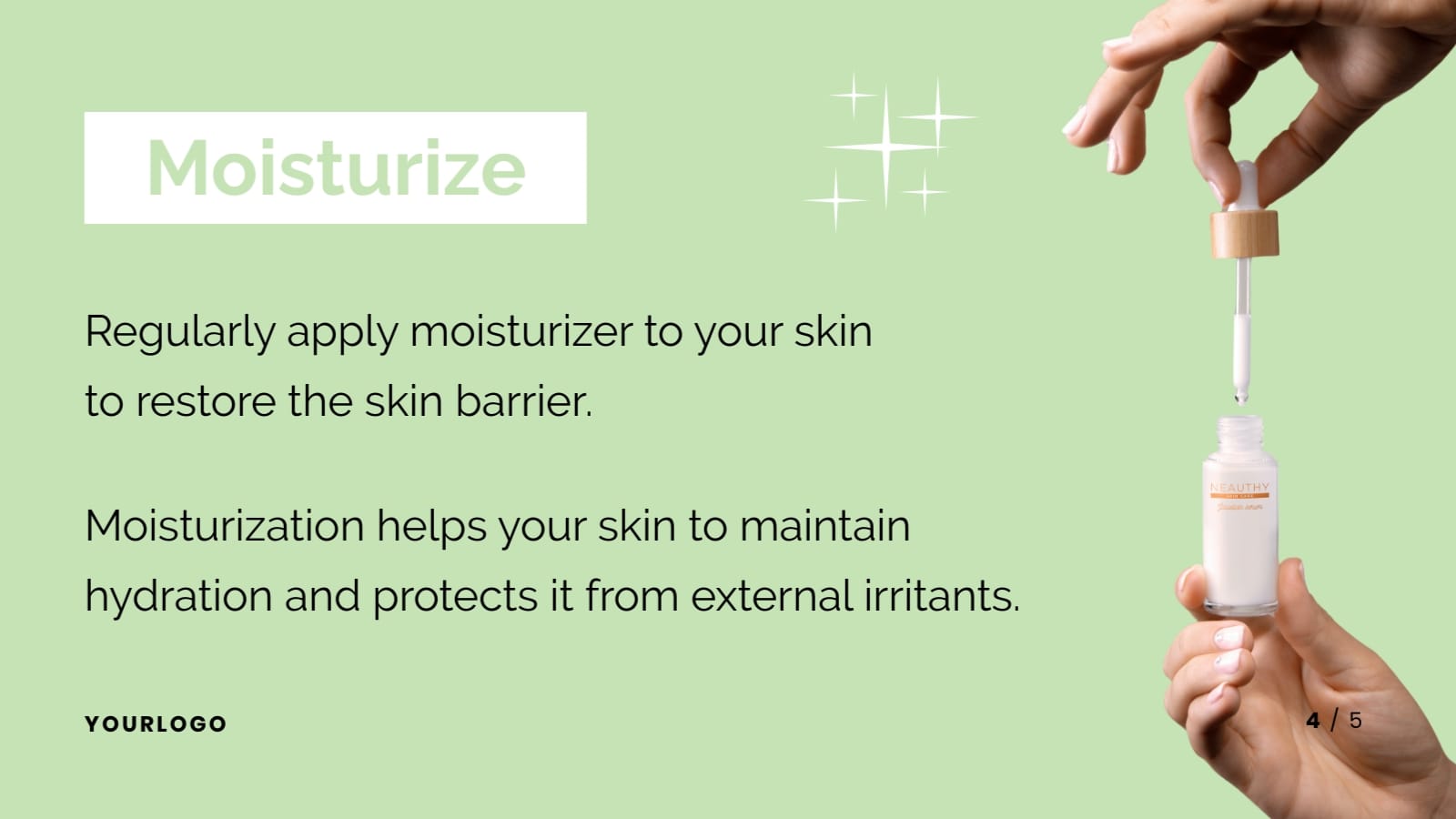 Skin Care Twitter X Carousel Post Template | Visme