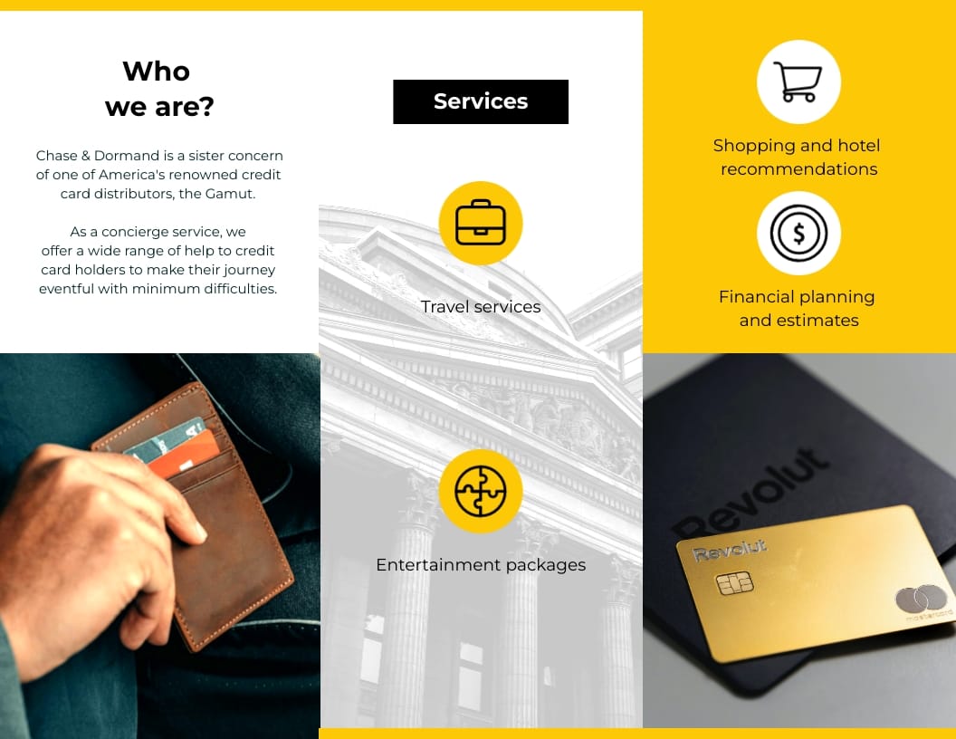 VIP Concierge Services Brochure Template | Visme