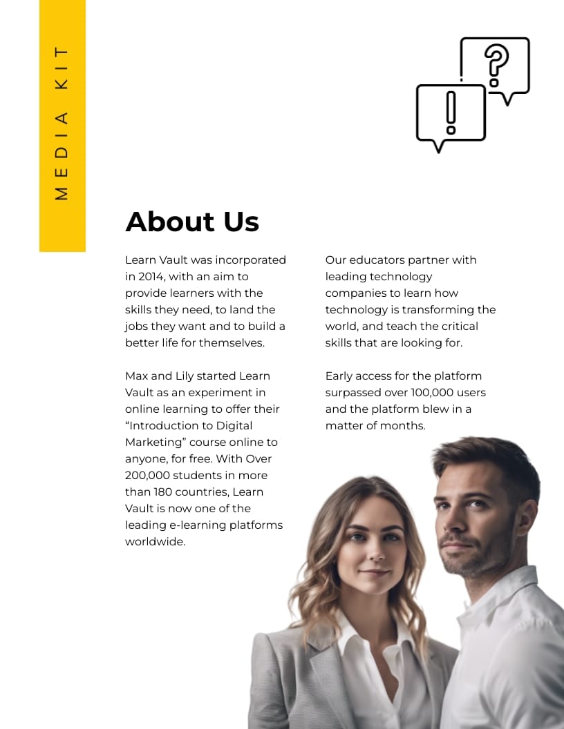 Digital Media Kit Template | Visme