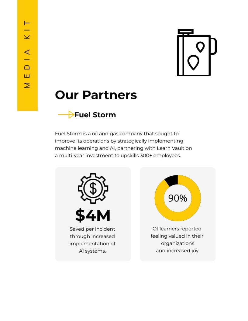 Digital Media Kit Template | Visme
