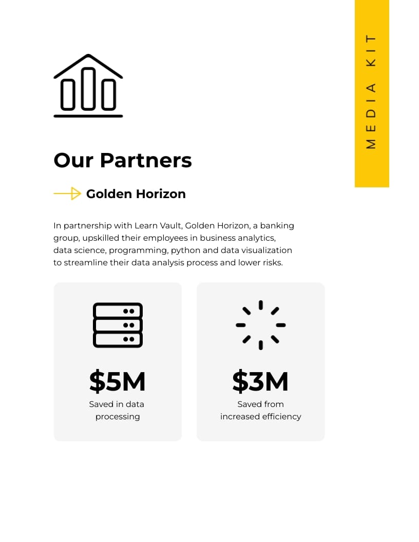 Digital Media Kit Template | Visme