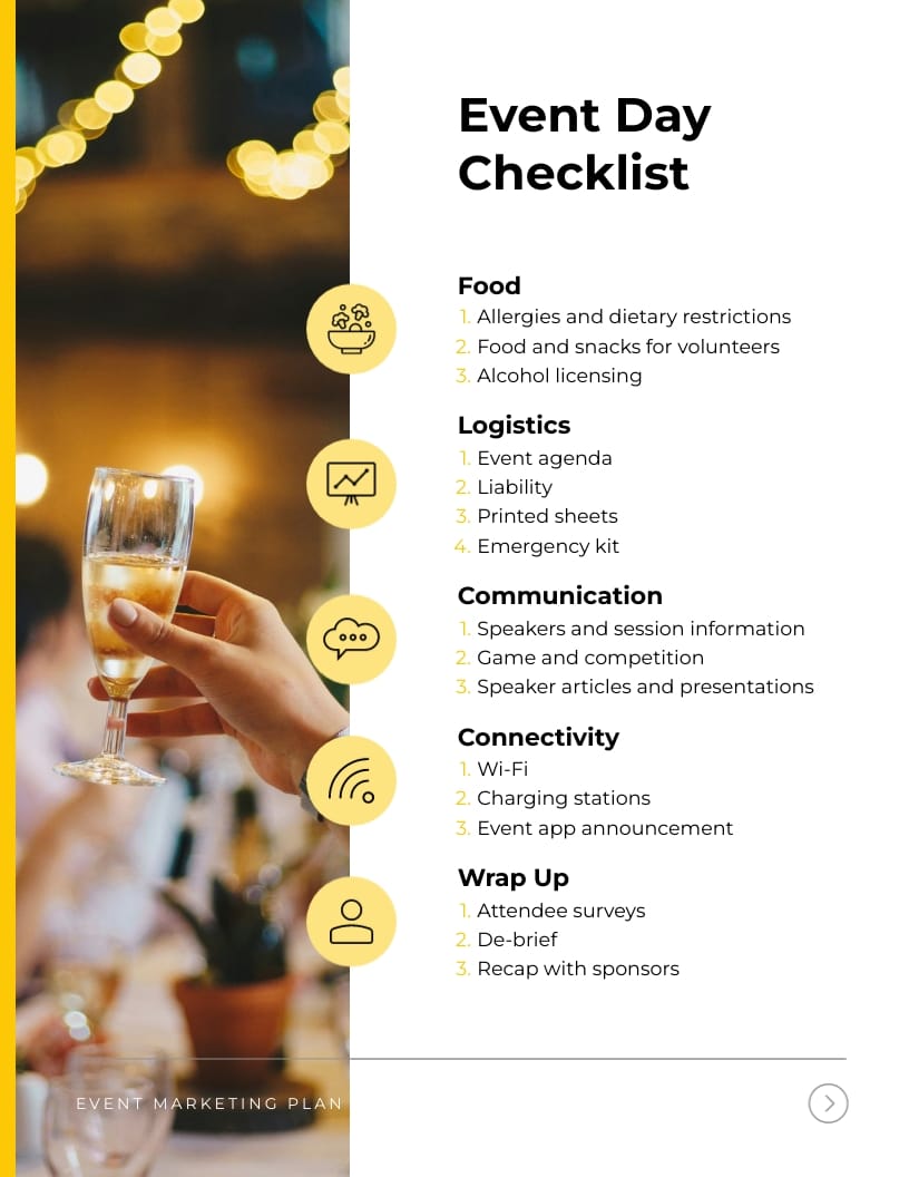 Sample Event Marketing Plan Template | Visme