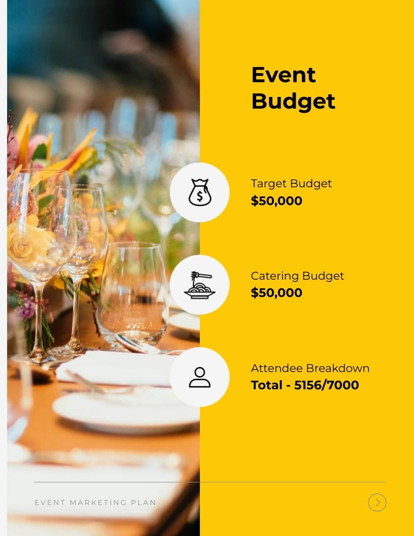 Sample Event Marketing Plan Template | Visme