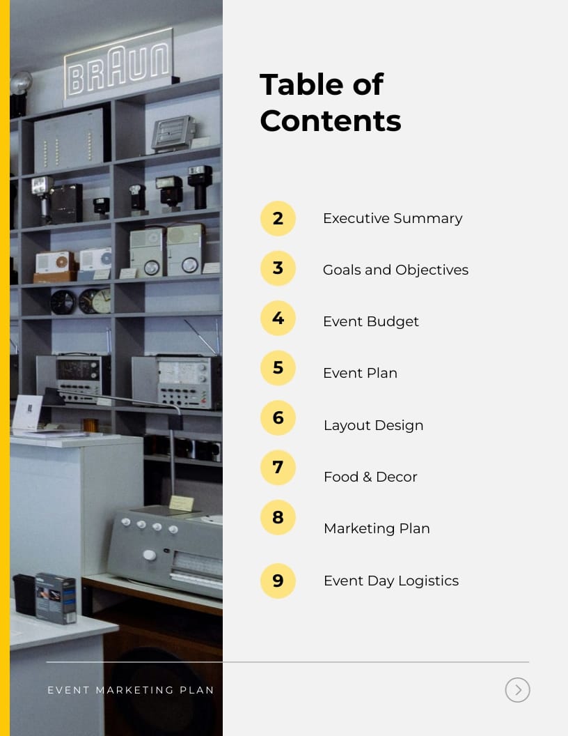 Sample Event Marketing Plan Template | Visme