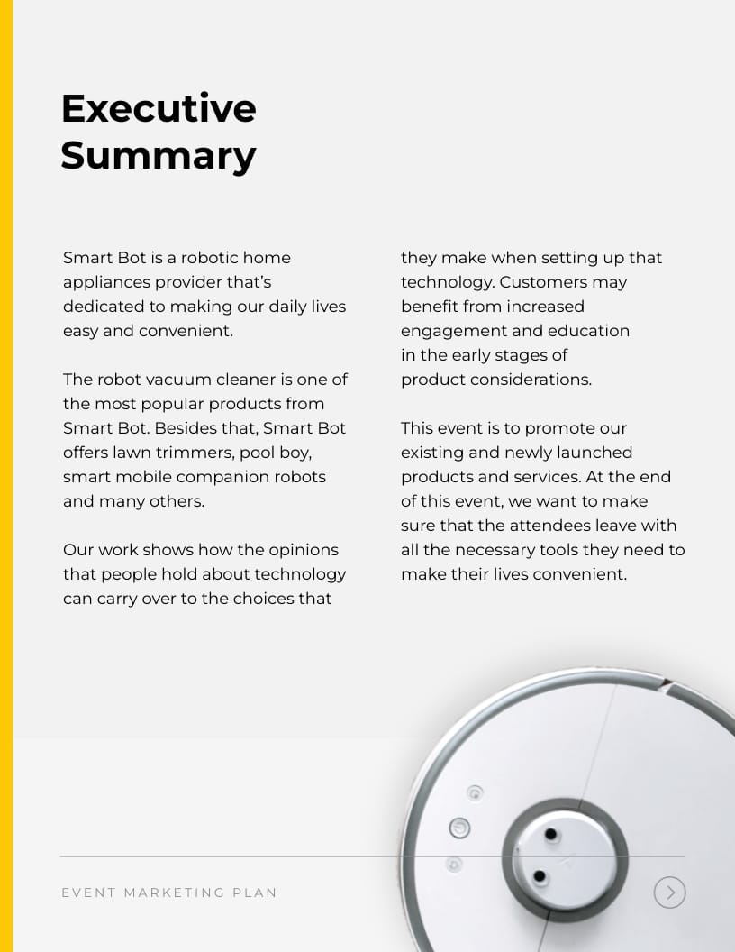 Sample Event Marketing Plan Template | Visme