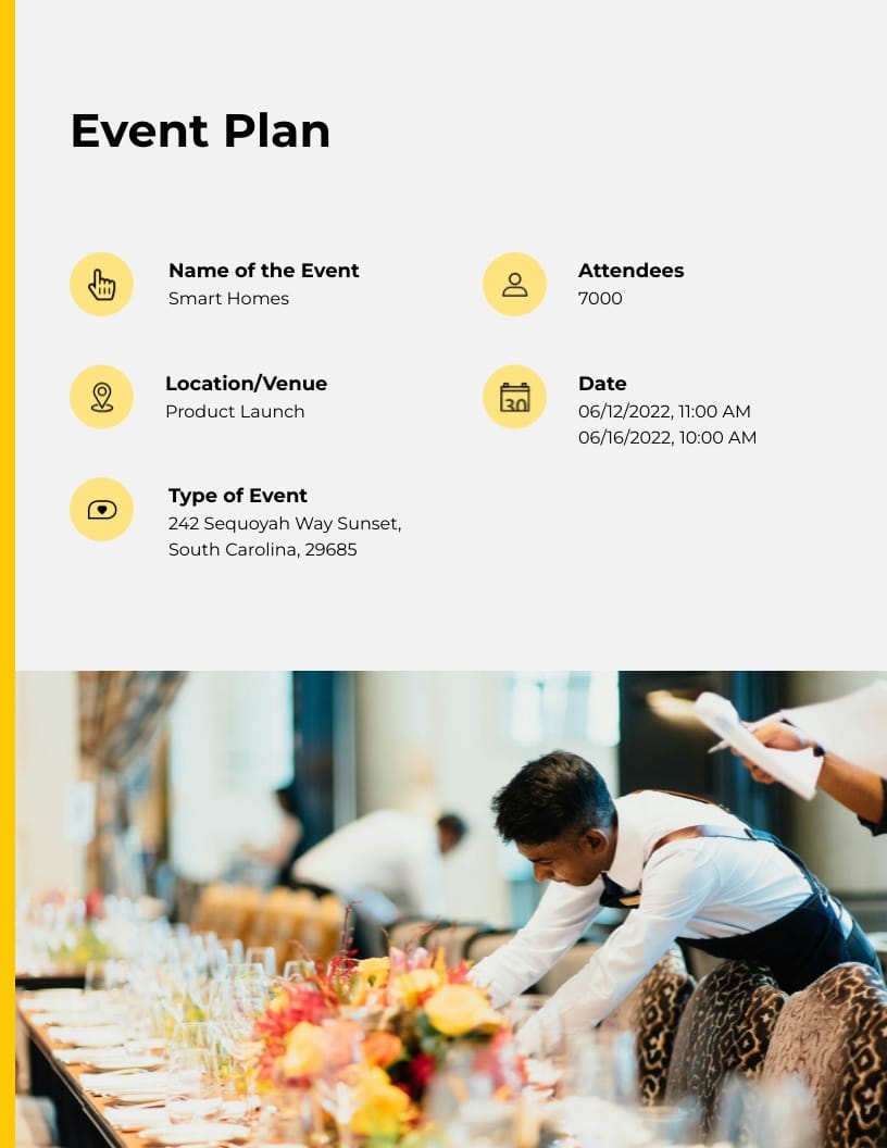 Sample Event Marketing Plan Template | Visme