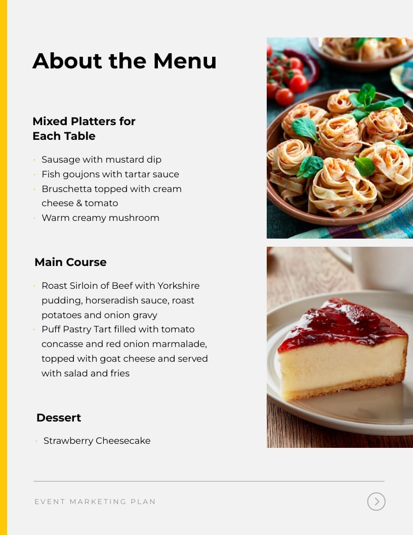 Sample Event Marketing Plan Template | Visme