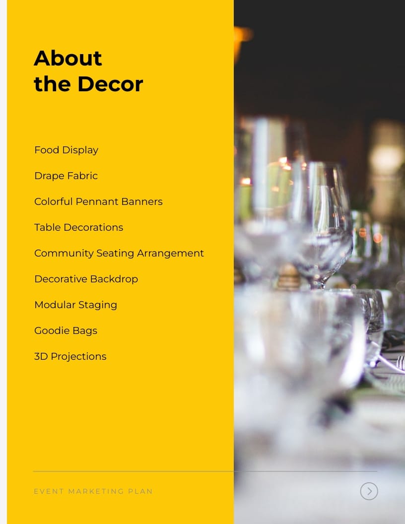 Sample Event Marketing Plan Template | Visme