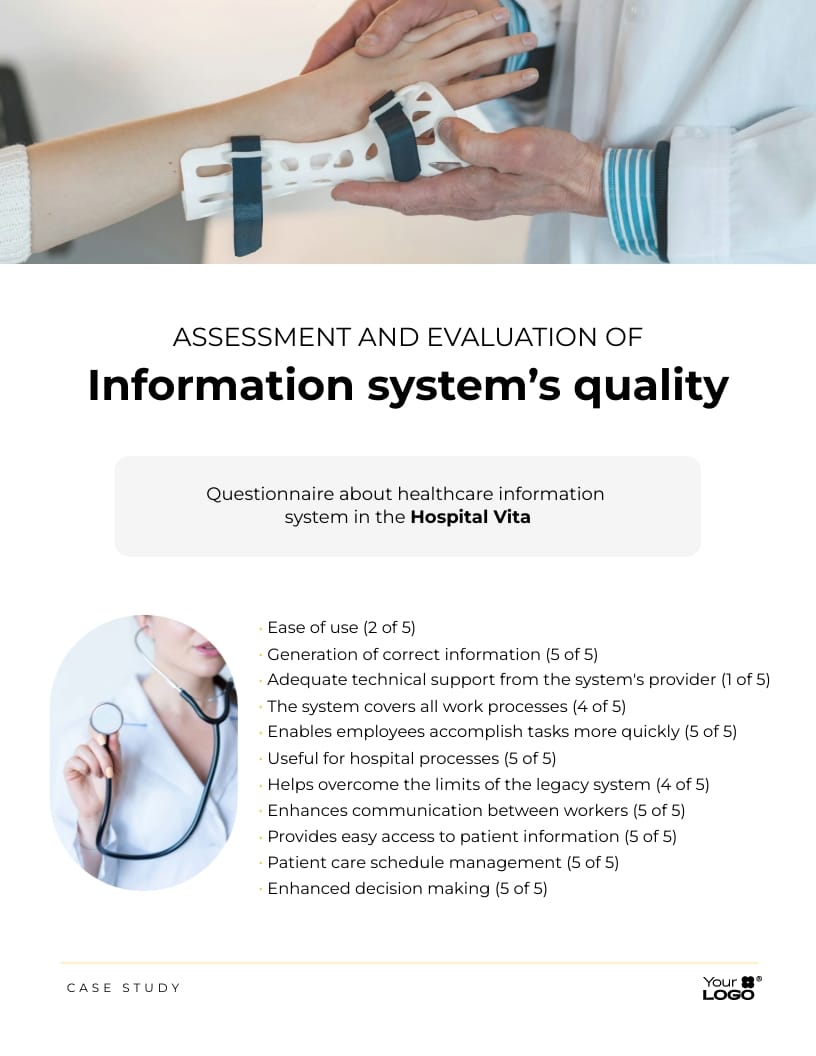 Healthcare Case Study Template | Visme