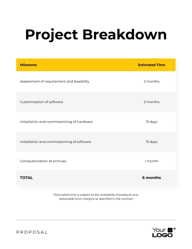 Sleek Hospital Management System Proposal Template | Visme