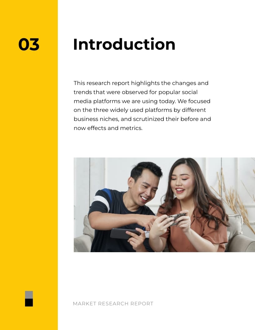 Social Media Marketing Report Template | Visme