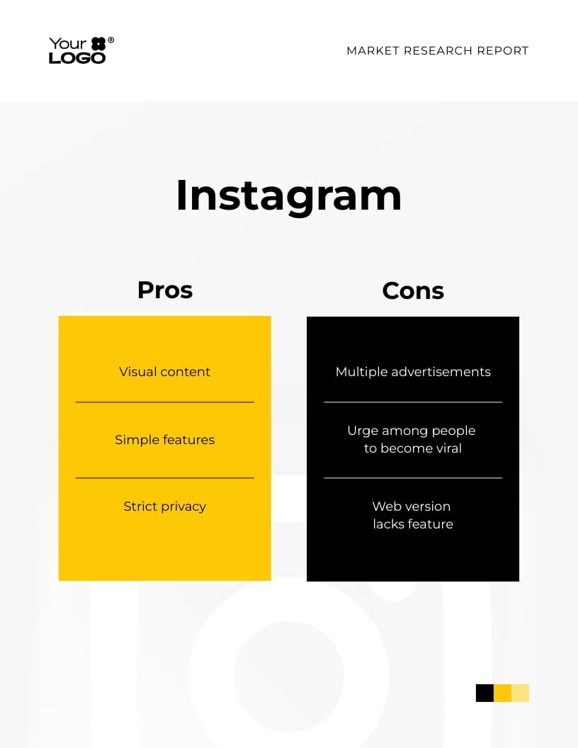 Research Report Sample Template | Visme