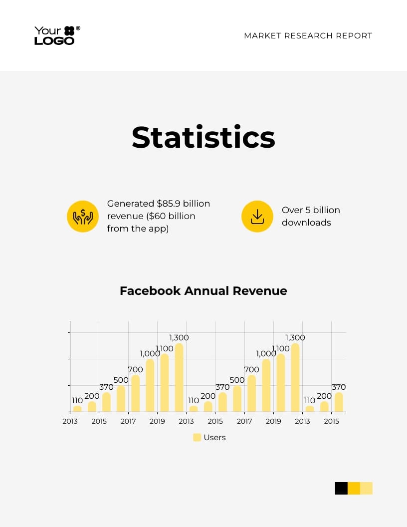 Research Report Sample Template | Visme