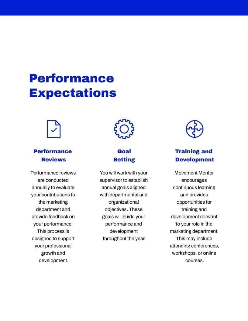 Small Business Employee Handbook Template | Visme