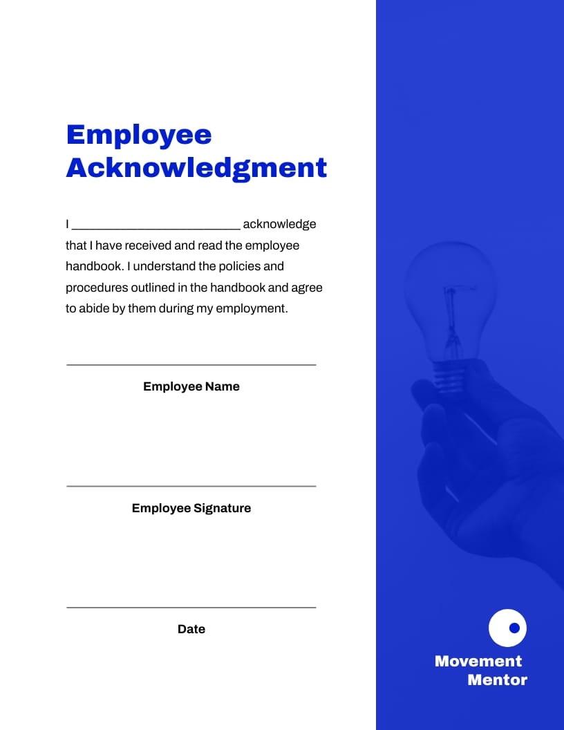 Small Business Employee Handbook Template | Visme