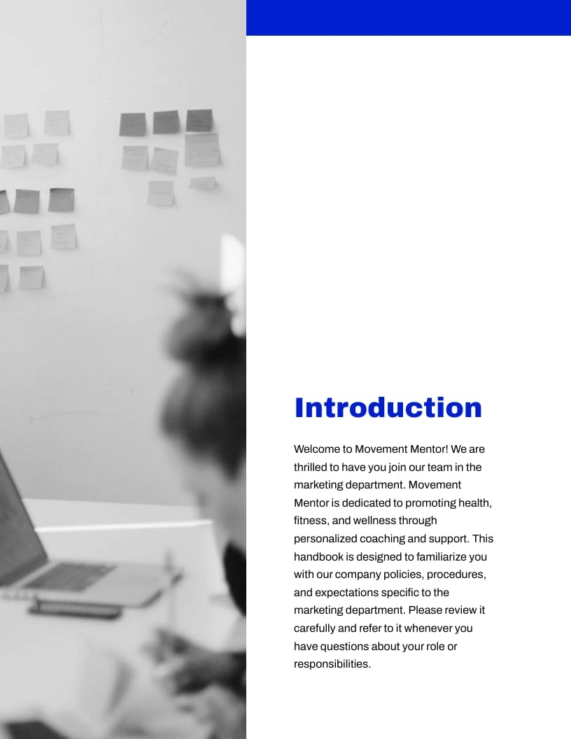 Small Business Employee Handbook Template | Visme