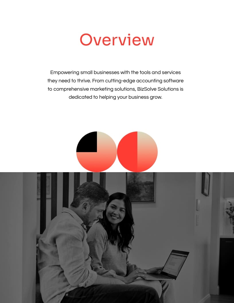 Small Business Solutions Catalog Template | Visme