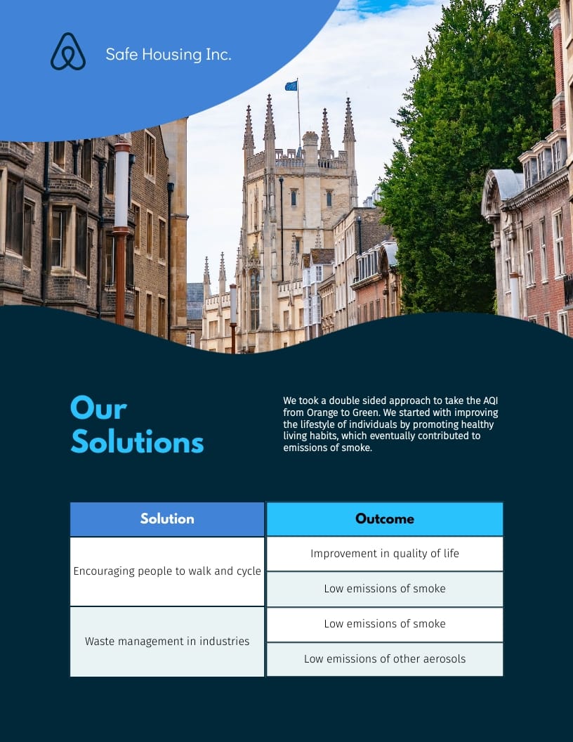 Smart City Development Case Study Template | Visme