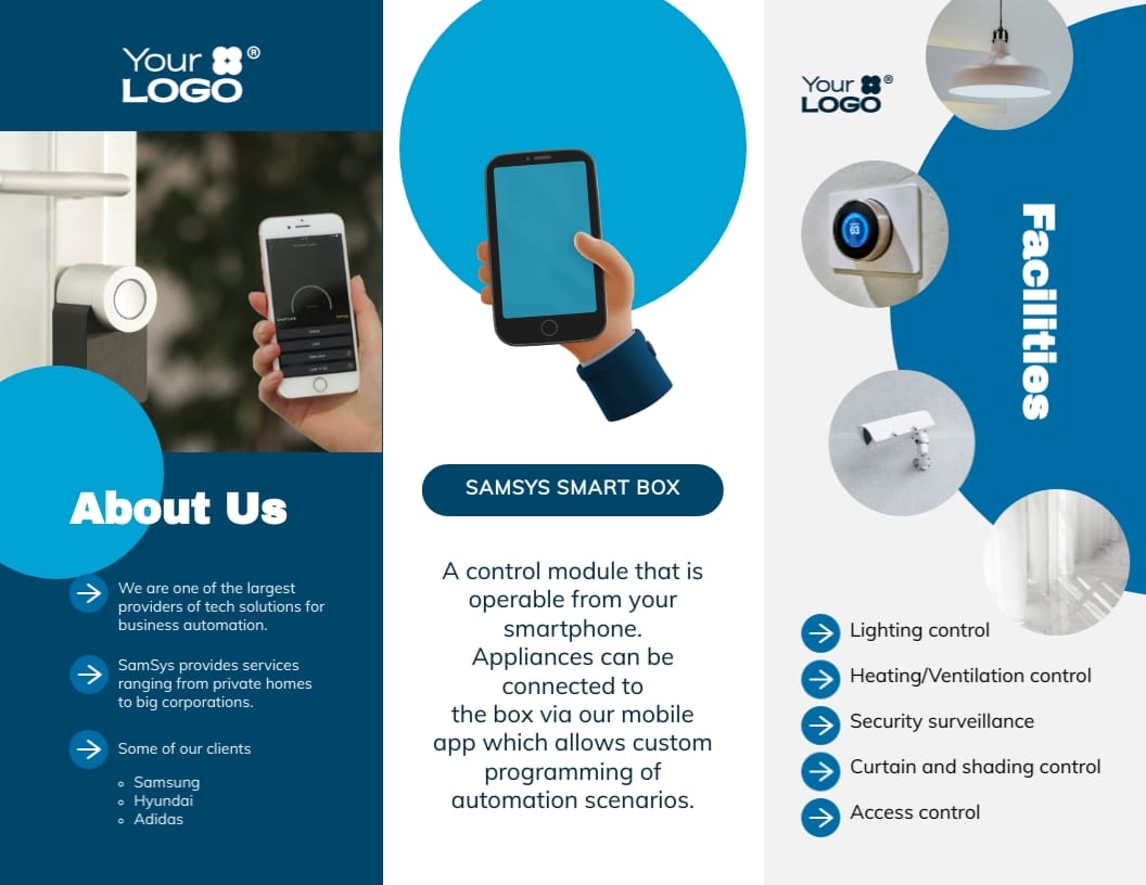 Smart Home Brochure Template | Visme